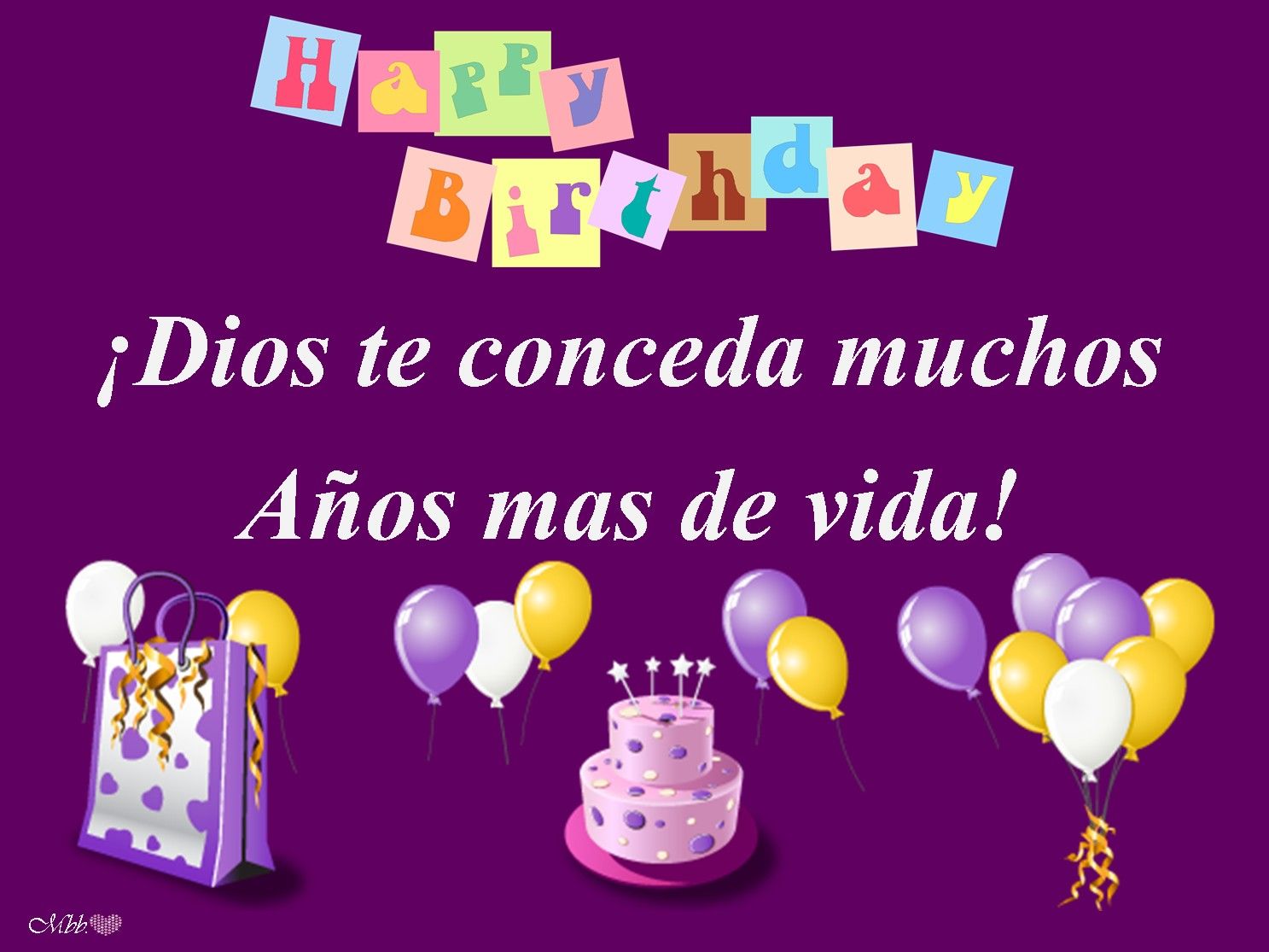 que dios te de muchos años mas de vida